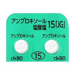 アンブロキソール塩酸塩錠15mg「JG」の添付文書 - 医薬情報QLifePro