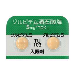 ゾルピデム酒石酸塩錠5mg「TCK」の添付文書 - 医薬情報QLifePro