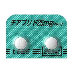 チアプリド錠25mg「NIG」の添付文書 - 医薬情報QLifePro