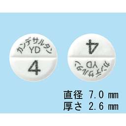 カンデサルタン錠4mg「YD」の添付文書 - 医薬情報QLifePro