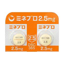 ミネブロ錠2．5mgの添付文書 - 医薬情報QLifePro