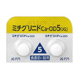 ミチグリニドCa・OD錠5mg「JG」の添付文書 - 医薬情報QLifePro